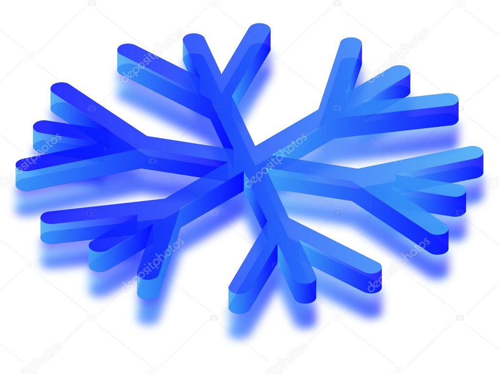 Snowflake — Stock Vector © Yuriy Vlasenko 1280412