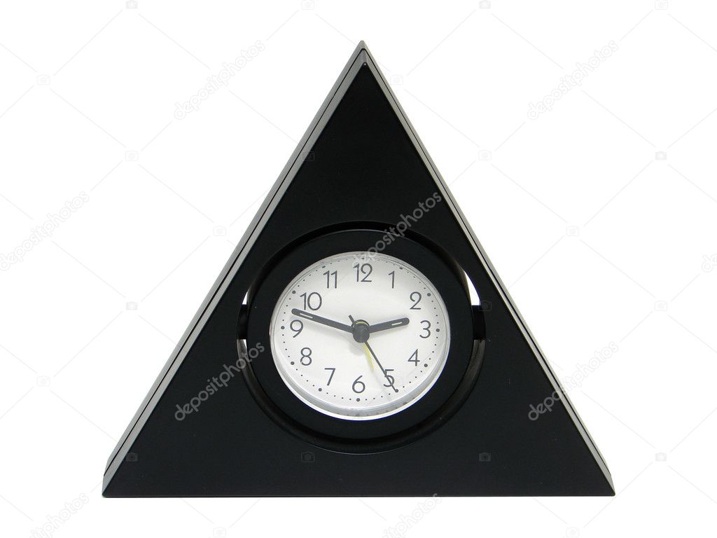Triangular clock — Stock Photo © karbunar #1337670 Triangular clock — Stock Photo © karbunar #1337670
