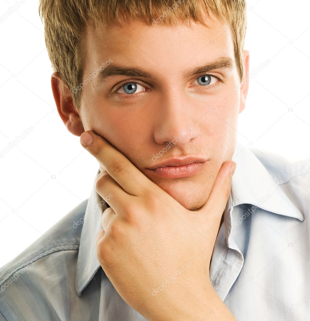 Handsome young man — Stock Photo © nejron #2087625 Handsome young man — Stock Photo © nejron #2087625