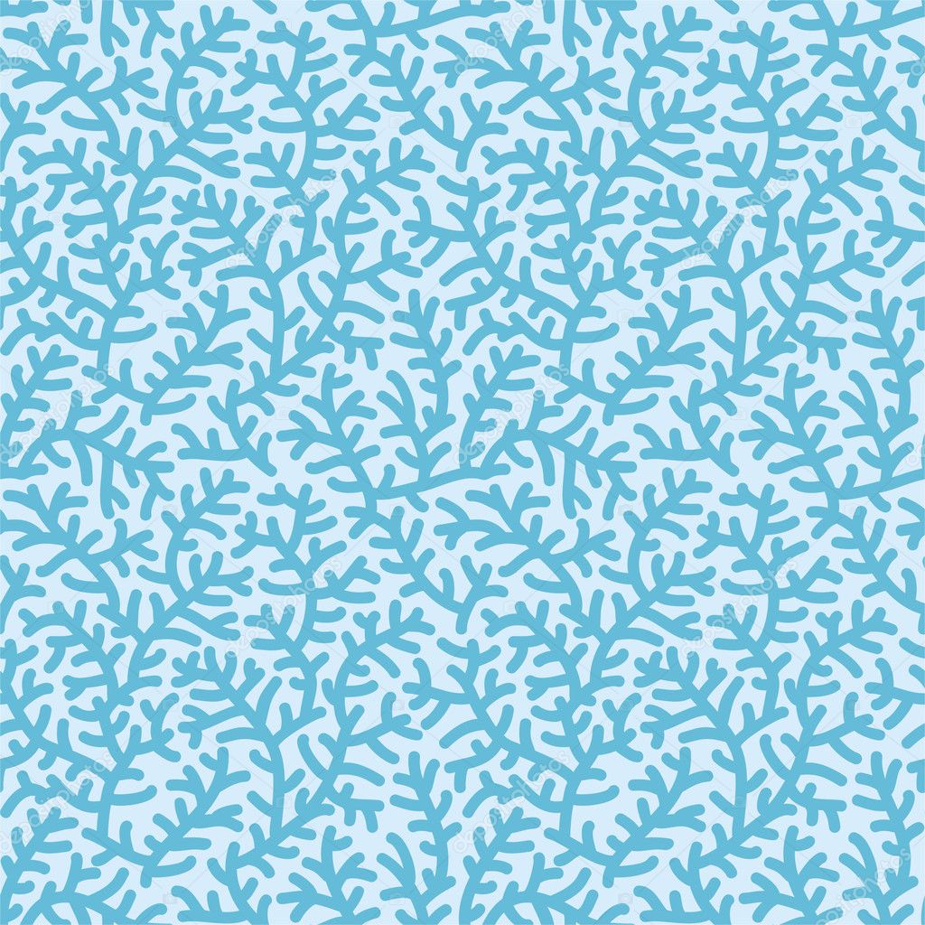 Seamless Coral Pattern — Stock Vector © Ratselmeister 1962090