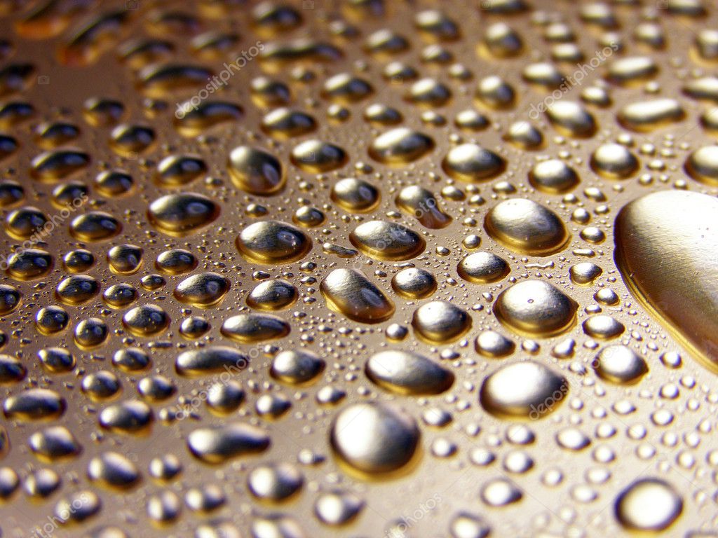 Water gold drops — Stock Photo © R-studio #1075725