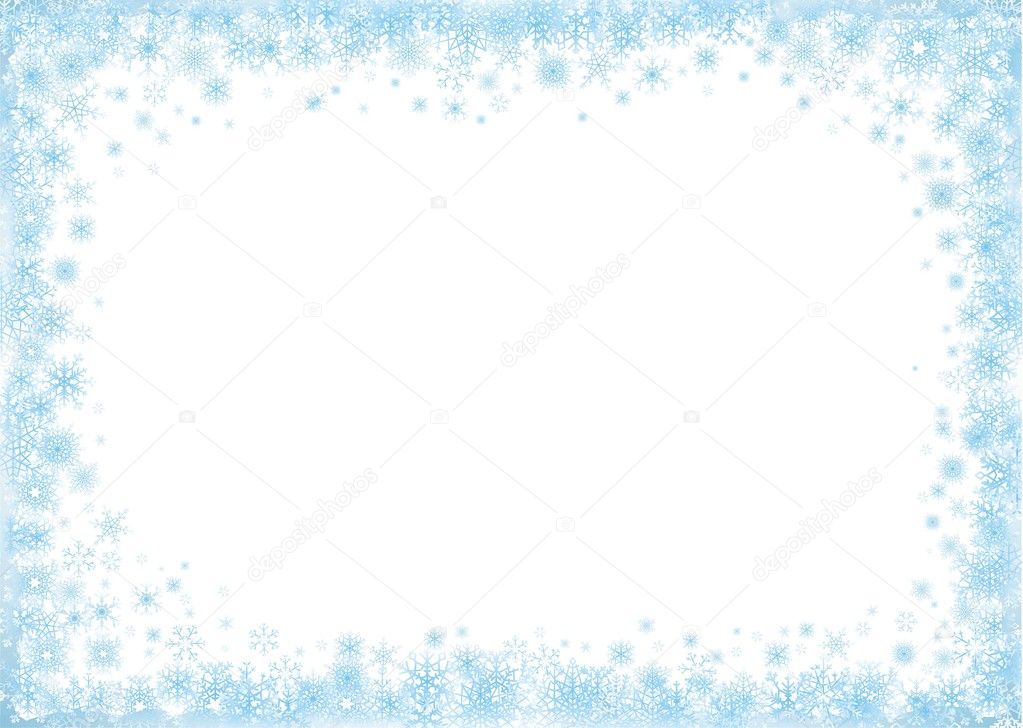 Moldura azul sobre fundo branco — Stock Photo © Makhnach #1021211