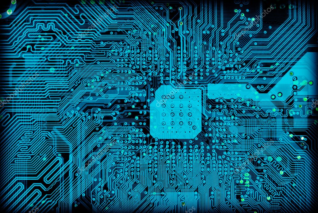 Tech industrial electronic texture — Stock Photo © pz.axe #2271522