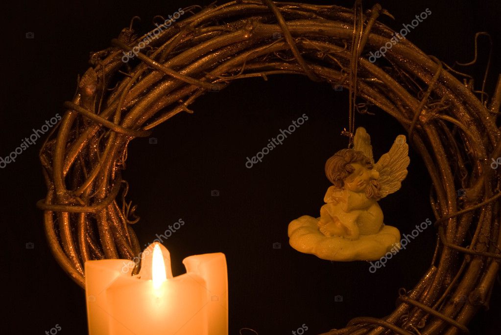 Beautiful angel in night Stock Photo by ©elenapavlova 1194169