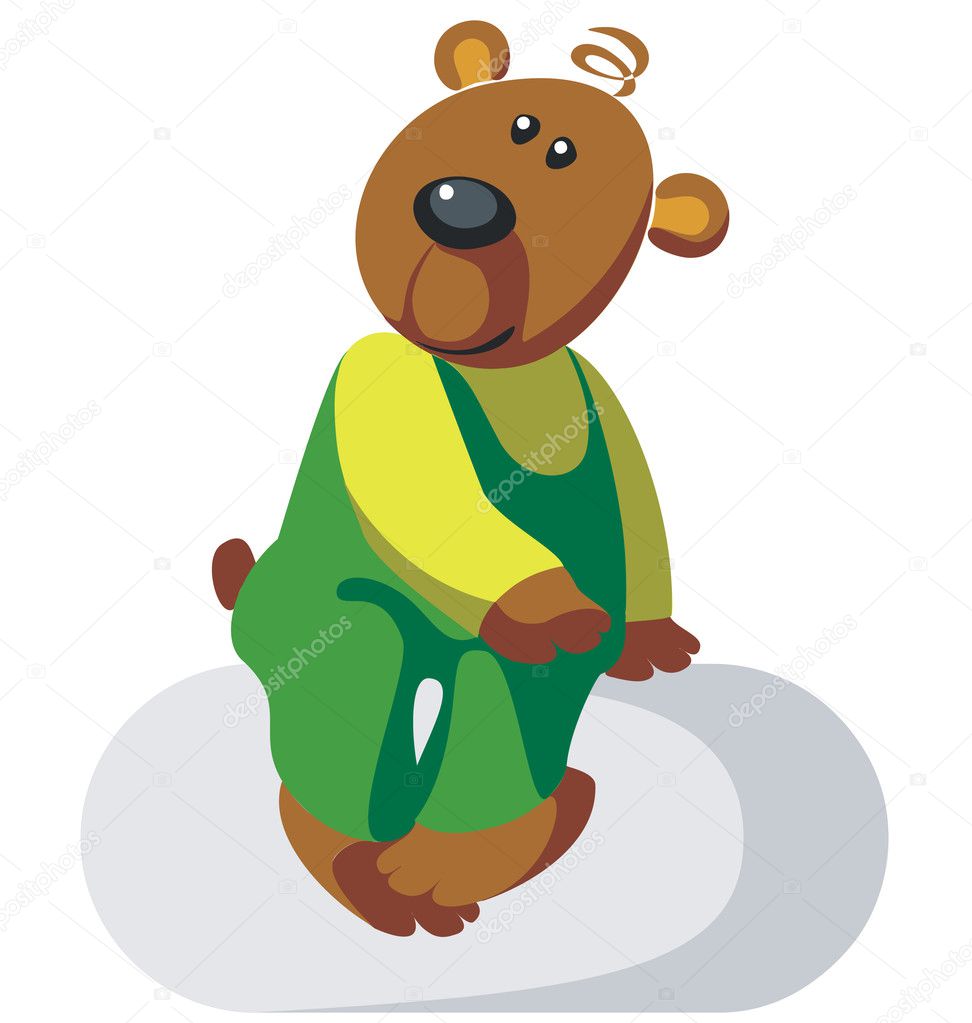 Color del oso 03 Vector de stock por ©Dimanchik 1424467