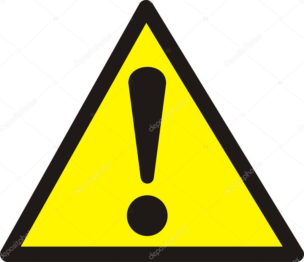 Danger other dangers. — Fotografias de Stock © Fotorezekne #1018423