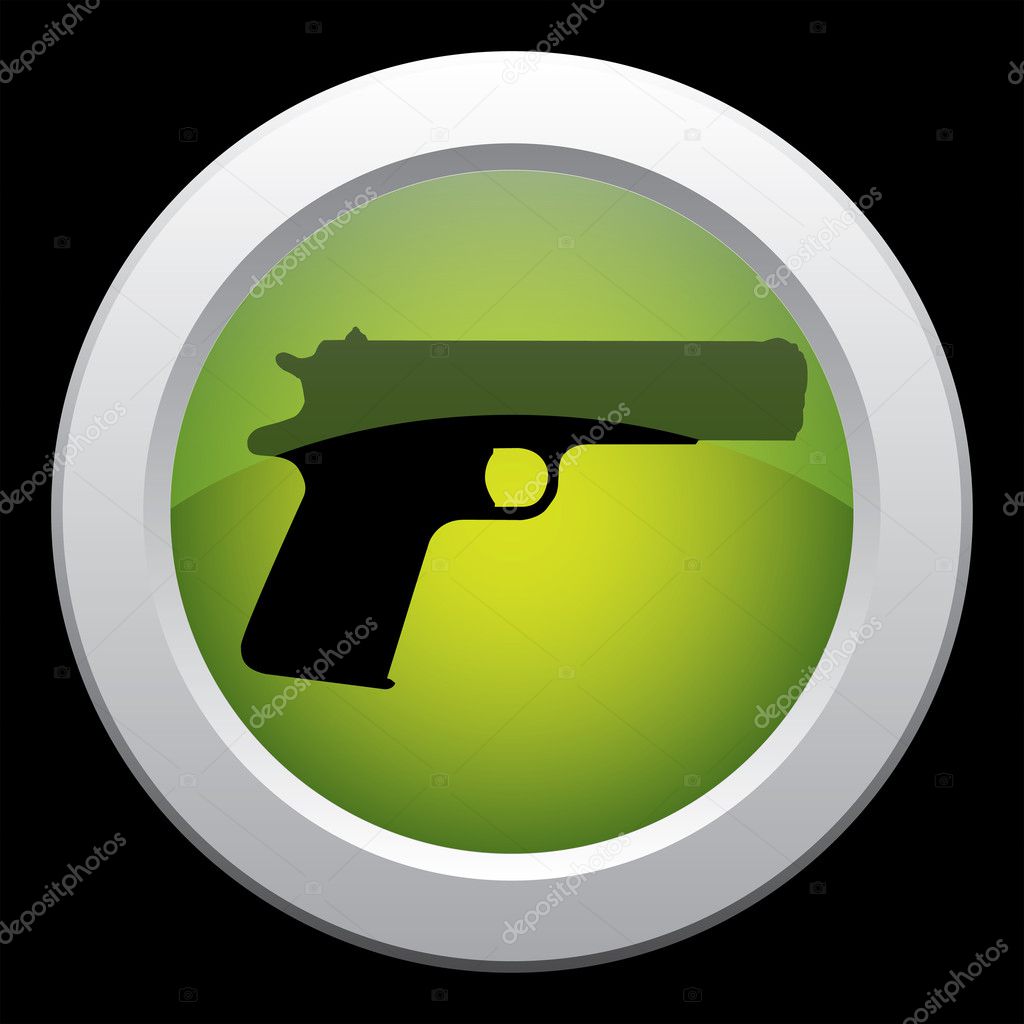 Gun icon. — Stock Photo © Fotorezekne #1097656