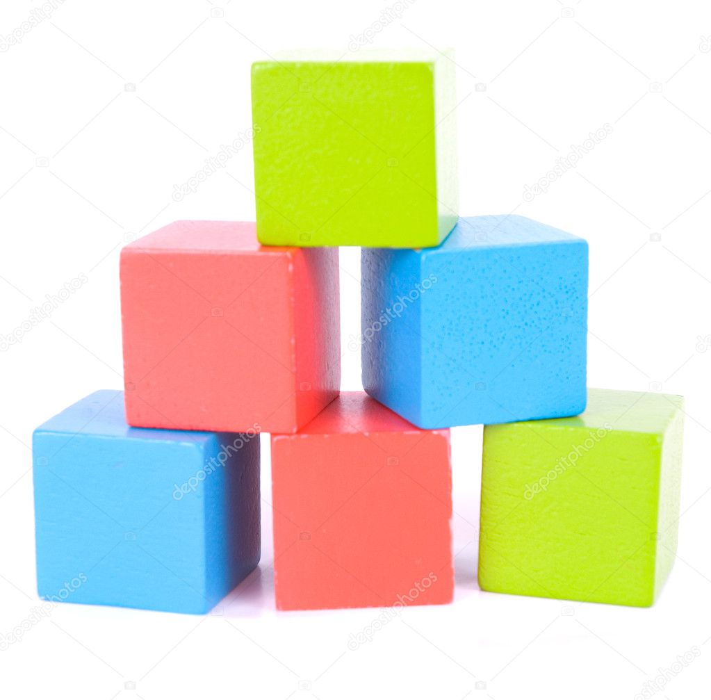 Colorful blocks — Stock Photo © semenovp #1098422