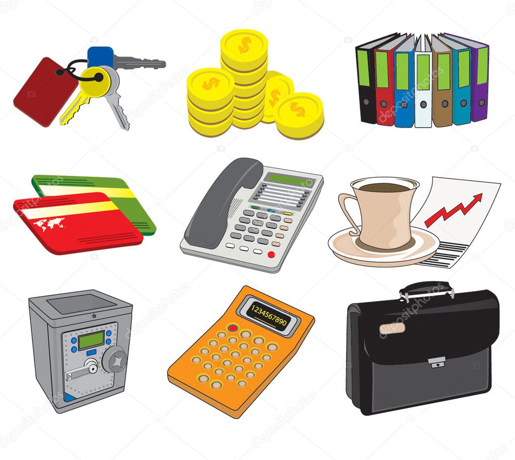 Symbols of the business Stock Vector Image by ©Romul-2009 #1084504