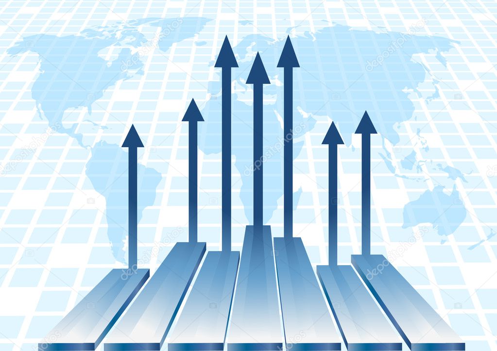 Vector abstract background with diagram Stock Vector by ©Denchik 1032110