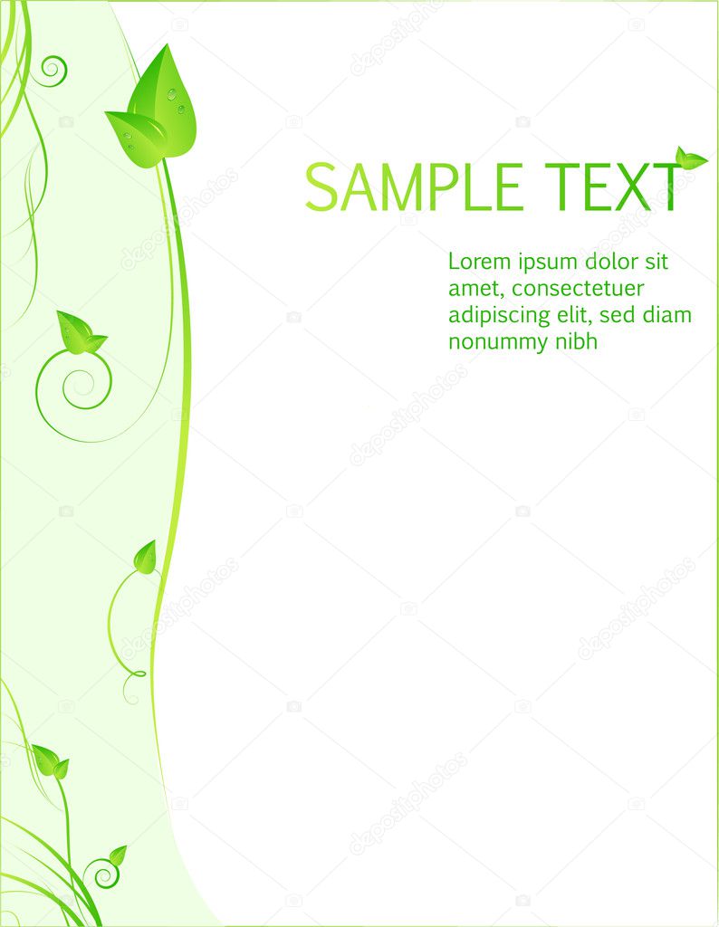 Plantilla de diseño verde vector, gráfico vectorial © artlana imagen ...