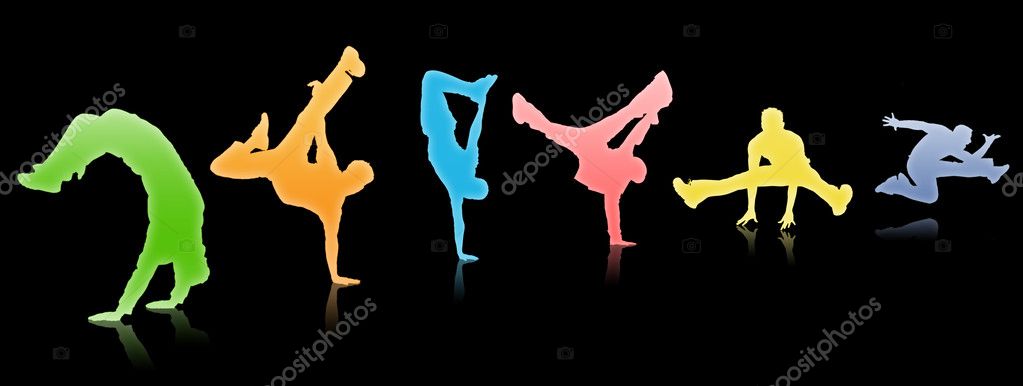 Guys dancing a Breakdance Stock Photo by ©Lomachevsky 1080090