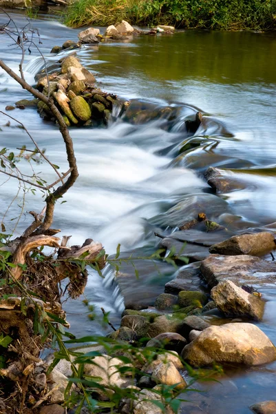 Dam in a stream HDR - Stock Image - Everypixel
