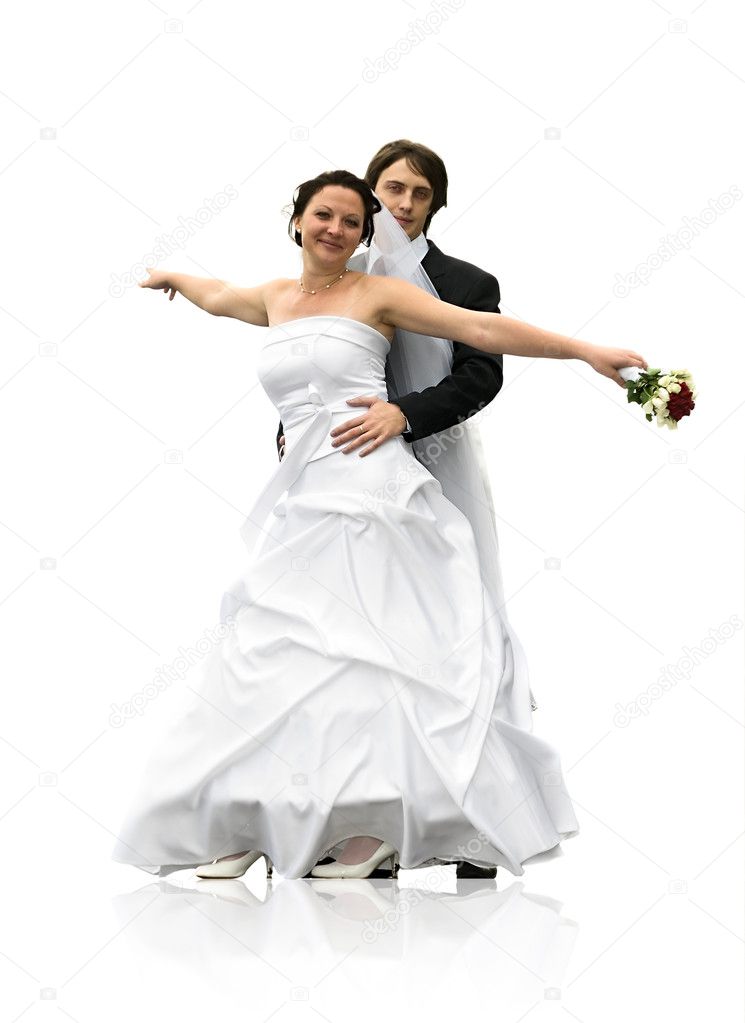 Dancing wedding couple Stock Photo by ©antiksu 1243606