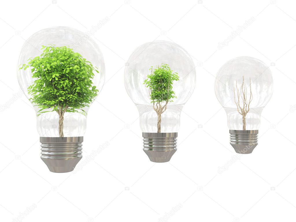 Tree in bulb Stock Photo by ©anyunoff 1077672