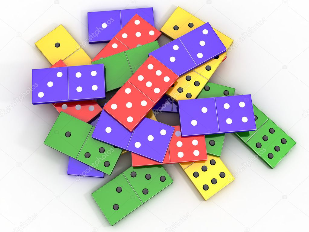 Domino — Stock Photo © anyunoff #2375874