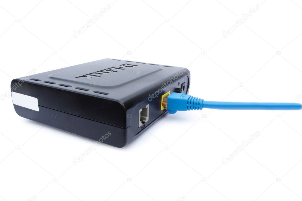 Modem on the white blackround Stock Photo by ©kak2s878 1031640