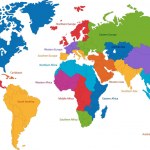 Colorful World map Stock Vector Image by ©Volina #1149845