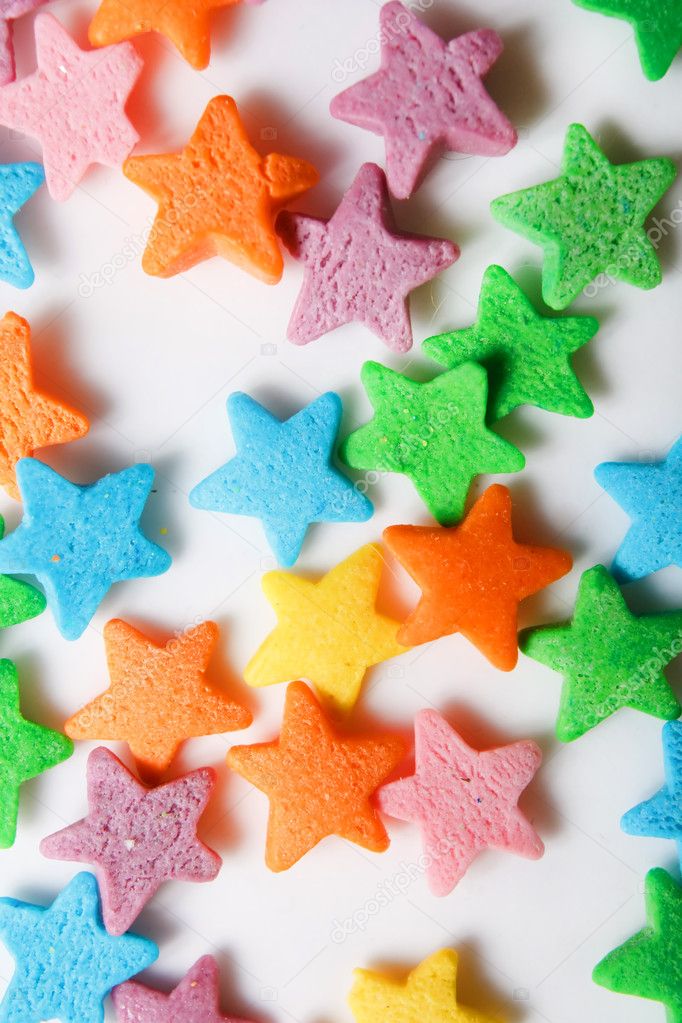 Colourful candy stars — Stock Photo © Shebeko #1094478