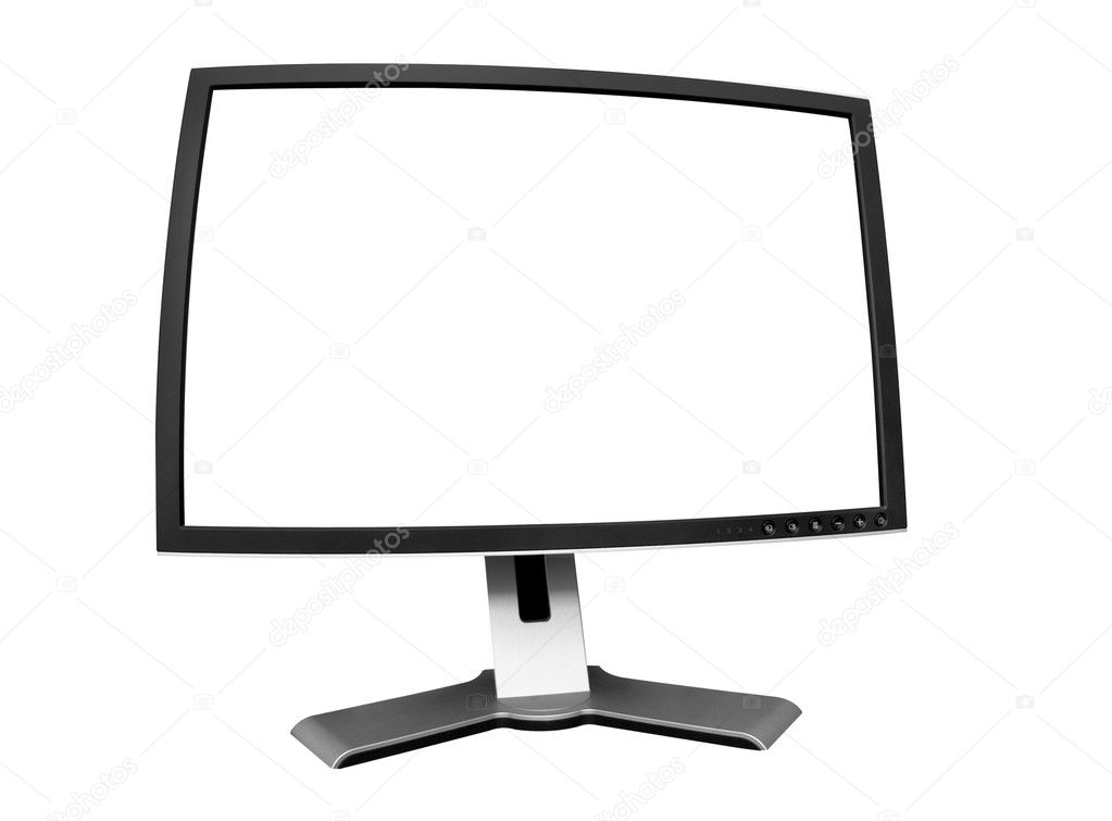 Modern computer screen Stock Photo by ©spaxiax 1052711