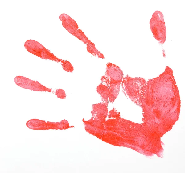 Red Yellow Hand Prints White Stock Photo by ©AndrewLozovyi 315125362