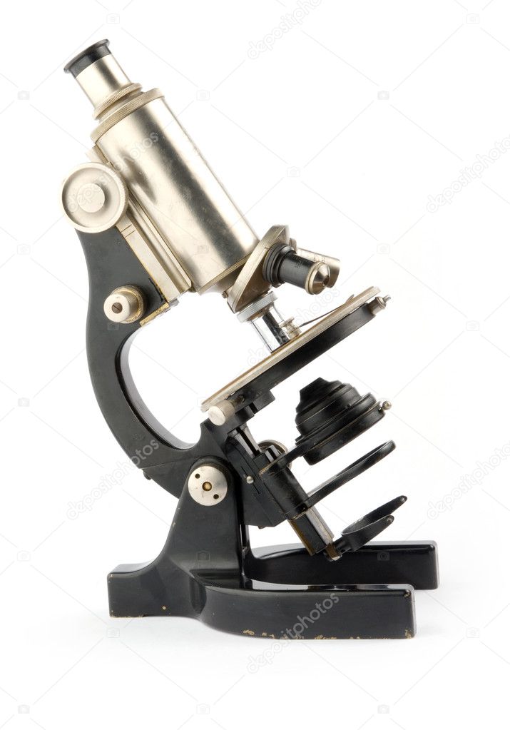 Old microscope — Stock Photo © spaxiax #1071598