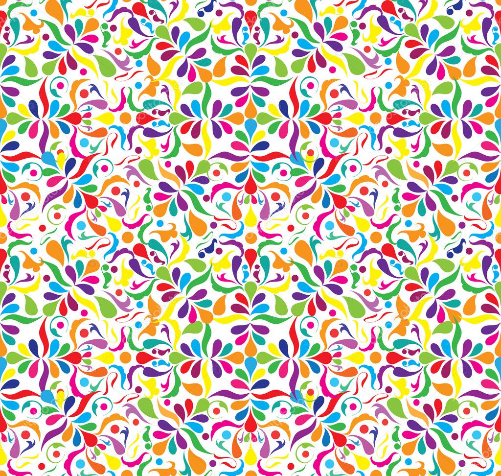 Bright seamless patten — Stock Vector © MarketOlya #2184600