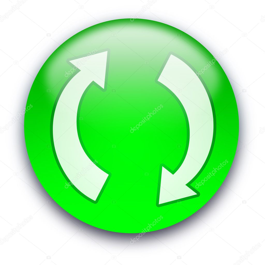 Refresh / Recycle button Stock Photo by ©grublee 1045407