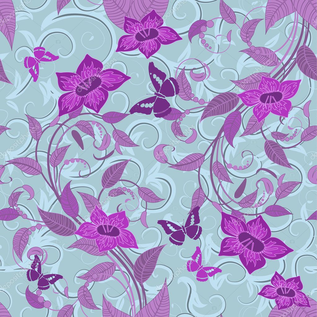 Seamless background pattern — Stock Vector © Oksana #2609631