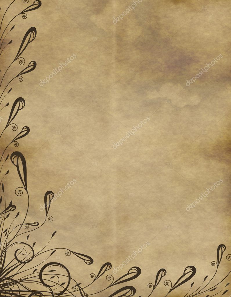 Old floral parchment — Stock Photo © clearviewstock #1212338