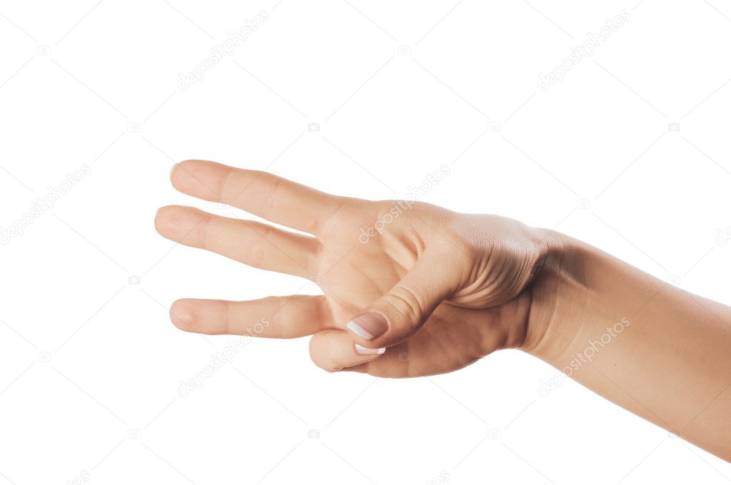 Hand sign Stock Photo by ©SergeyNivens 1219849