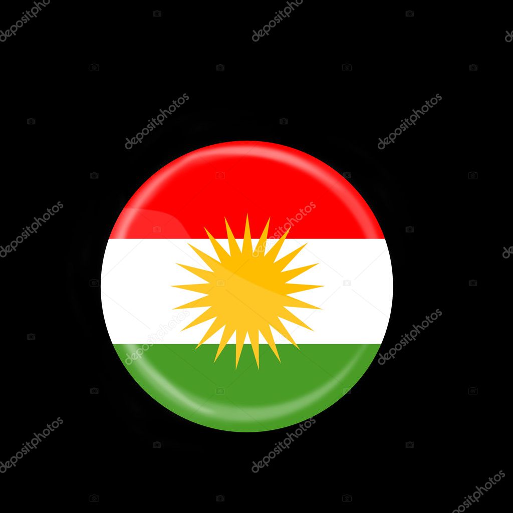 Flag of the kurdistan — Stock Photo © kozak2008 #1564675