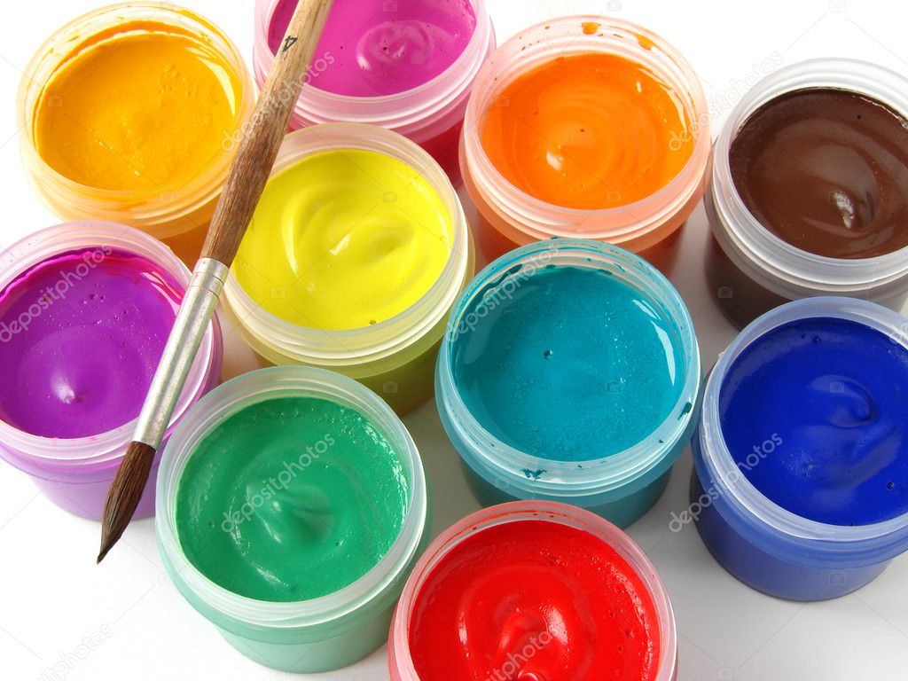 Gouache paints — Stock Photo © DLeonis #1110304