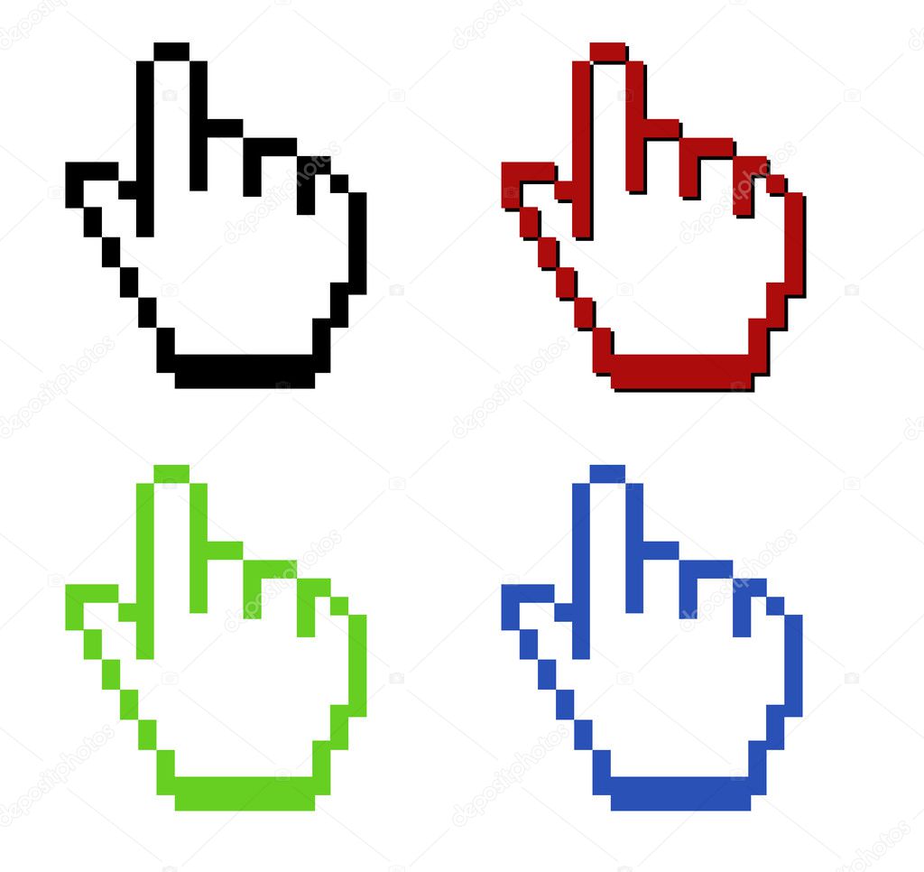 3d mouse pointer Stock Photo by ©get4net 1142043