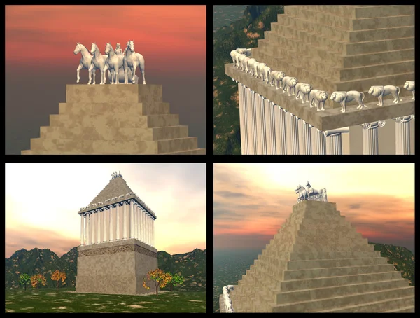 Mausoleum of Maussollos at Halicarnassus — Stock Photo © Elenita #1185581