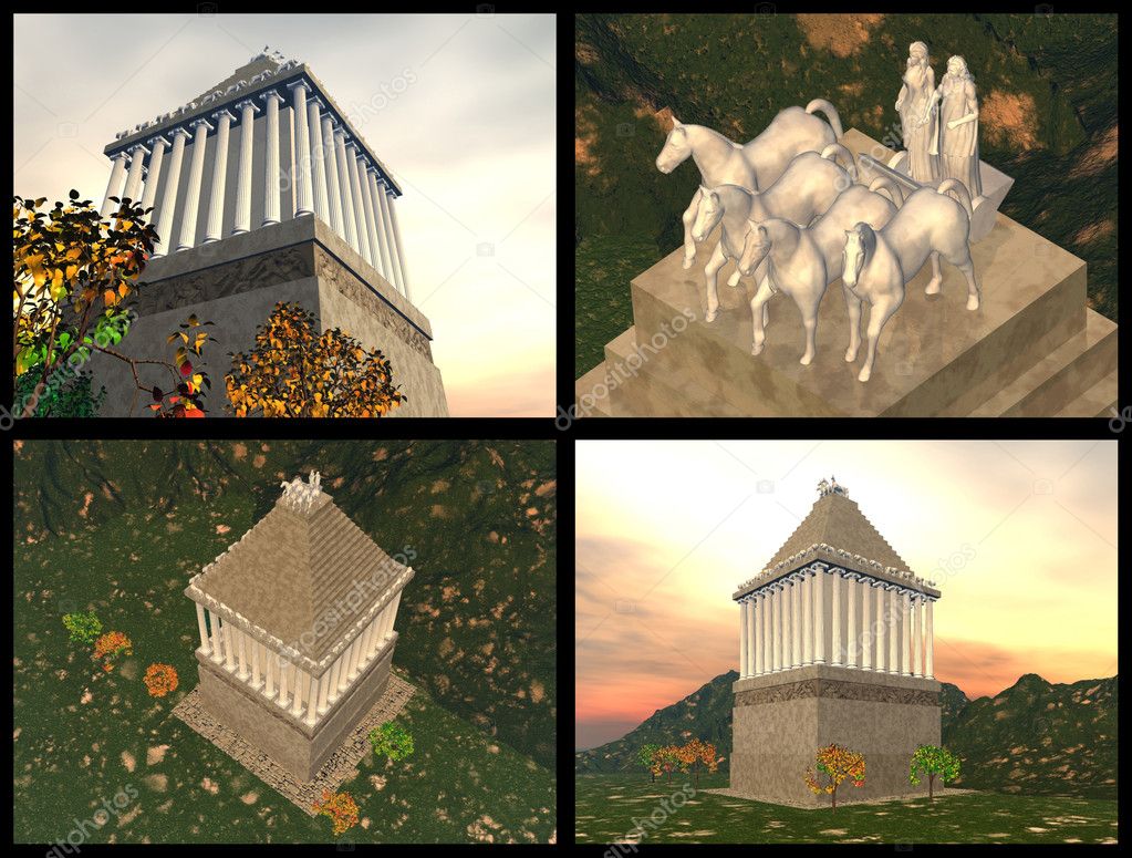 Mausoleum of Maussollos at Halicarnassus — Stock Photo © Elenita #1185581