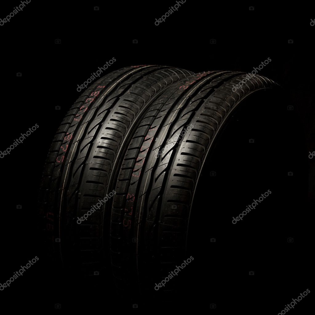 Two tires close up — Stock Photo © DmitryRukhlenko #1083347