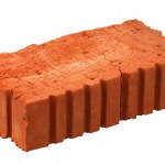 Single red brick isolated on white background Stock Photo by ©syomao2 ...