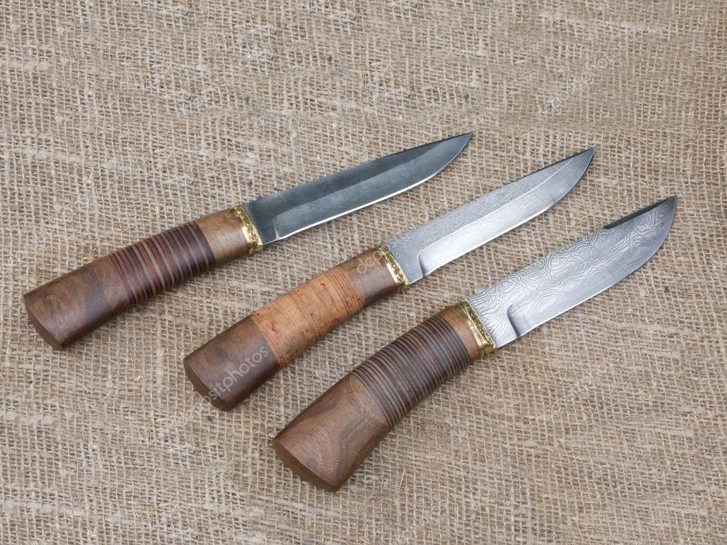 Hand made medieval knife Stock Photo by ©Jim_Filim 2249413