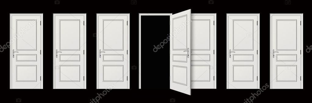 Corridor with doors Stock Photo by ©Ruslan5838 2493249