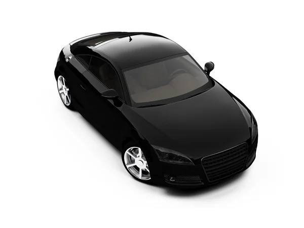 Isolated black super car side view Stock Photo by ©fckncg 1153404