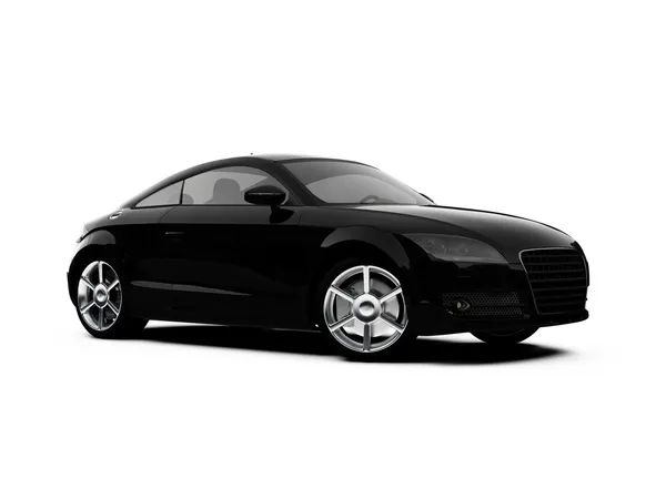 Isolated black car side view Stock Photo by ©fckncg 1154591