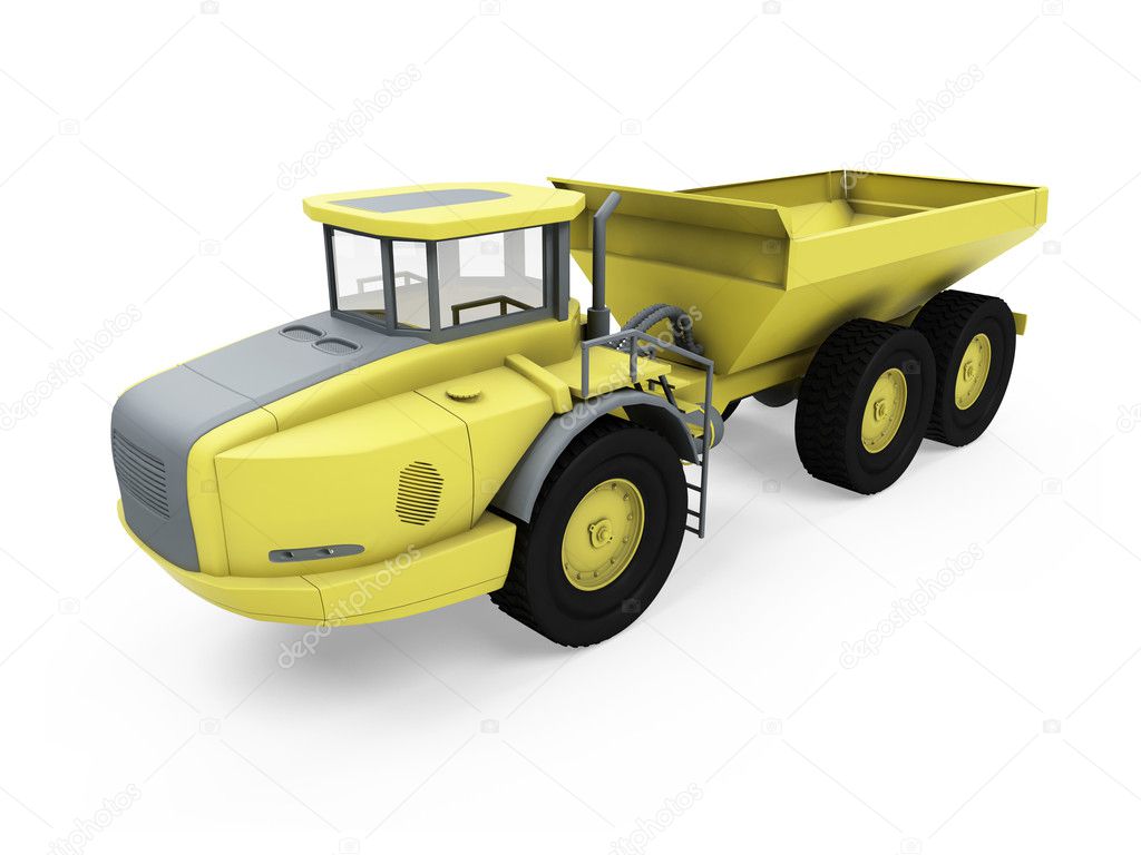 Construction truck isolated view Stock Photo by ©fckncg 1147724