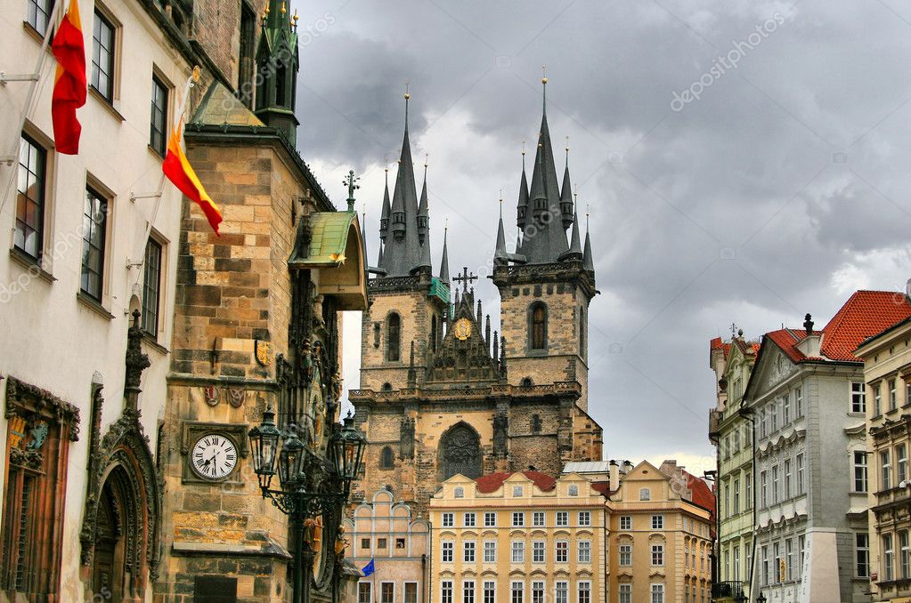 Tyn Cathedral at Prague, Czech republic Stock Photo by ©Dink101 2591459