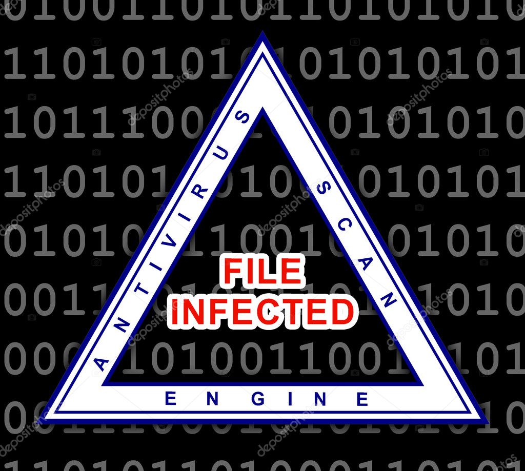 File infected warning Stock Photo by ©pixlab 1127320