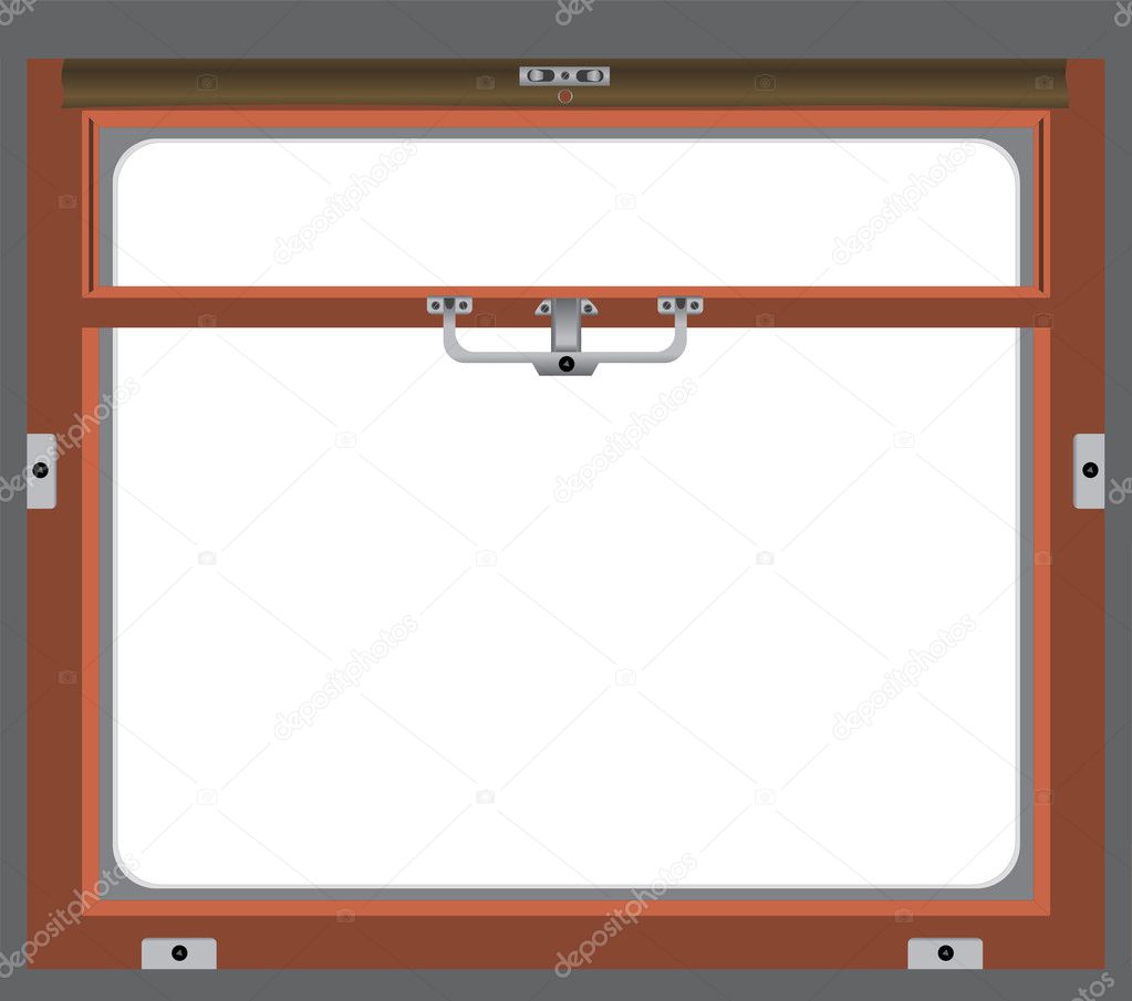 Train window — Stock Vector © Laures #1183978