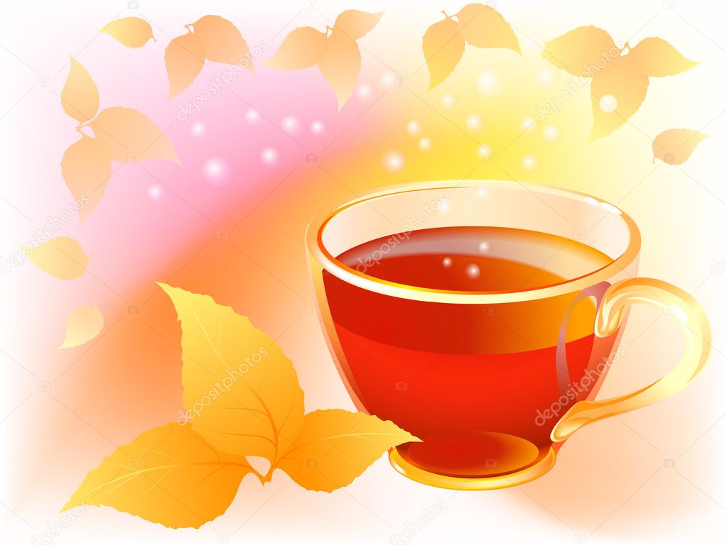 Autumn tea Stock Vector Image by ©Valenty #1138856