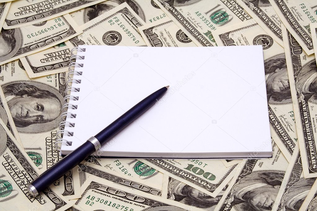 Pen and notebook Stock Photo by ©avlntn 1258486