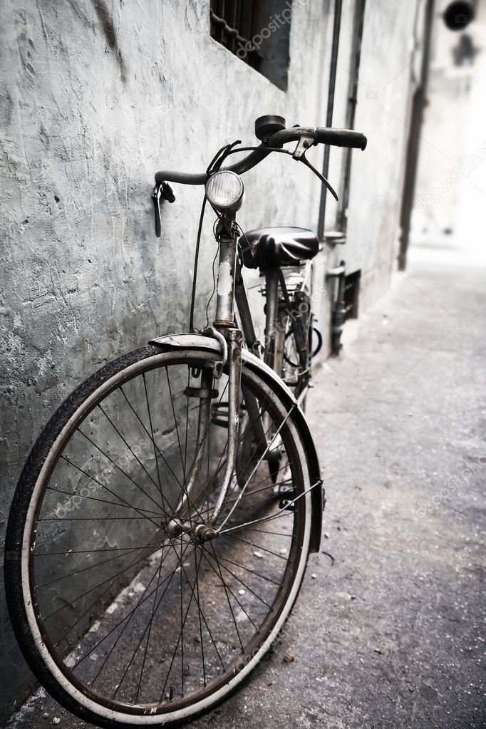 Lonely bicycle Stock Photo by ©chaoss 1348251