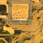 Computer chip underside — Stock Photo © chaoss #1652127